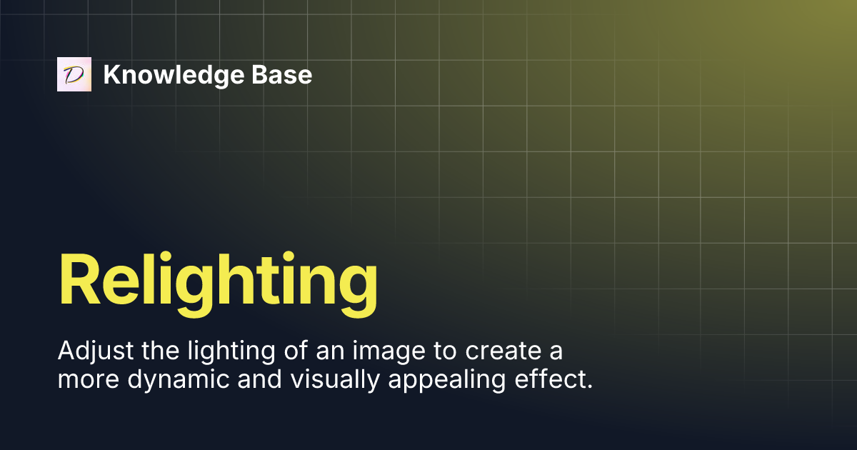 Relighting | Knowledge Base